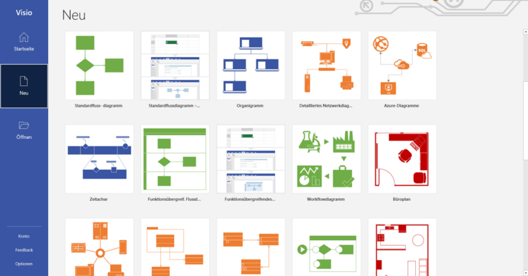 Unsere Systemlandschaft - Microsoft Visio
